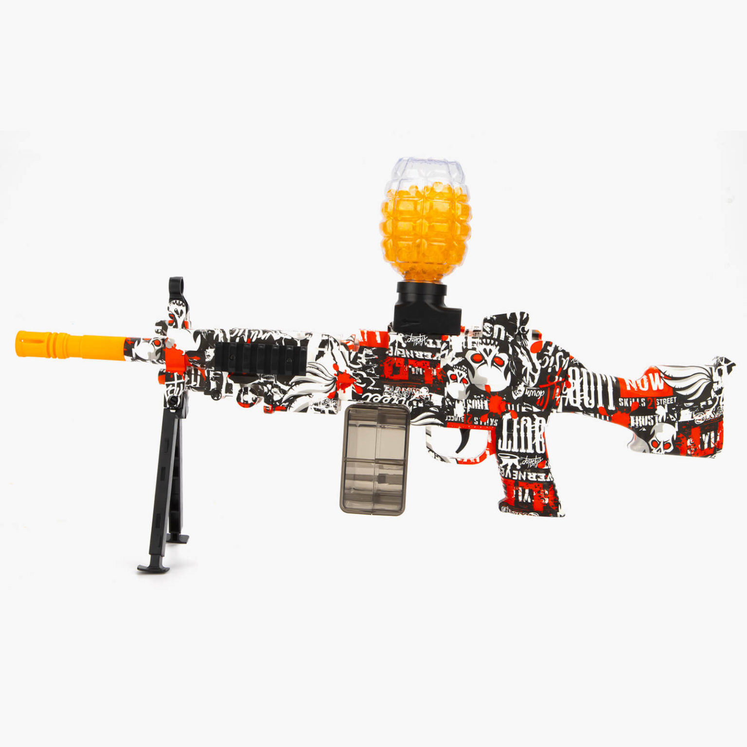M249 Automatic Gel Blaster Machine Gun | Orby Gun