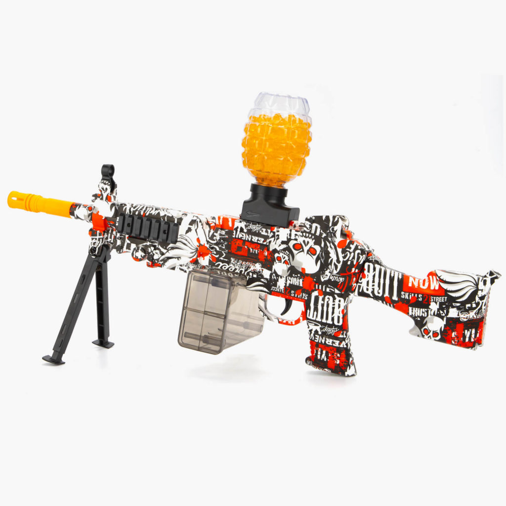 M249 Automatic Gel Blaster Machine Gun | Orby Gun