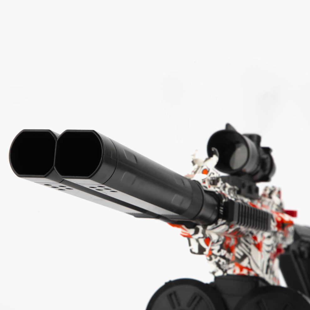 Double-Barreled Gel Blaster Gun | Orby Gun