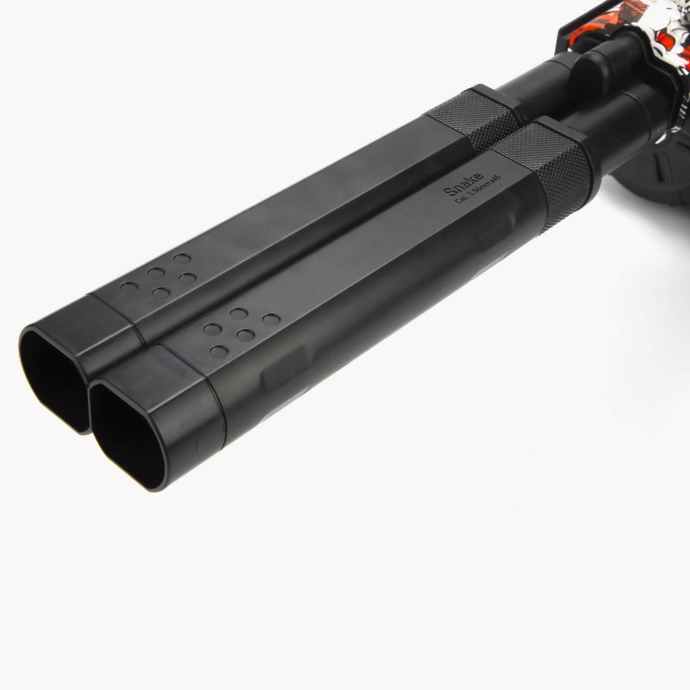 Double-Barreled Gel Blaster Gun | Orby Gun