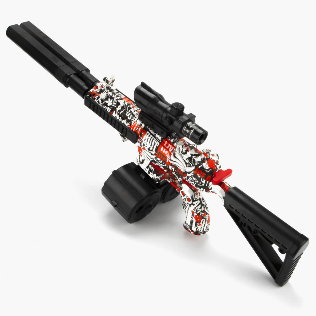 Double-Barreled Gel Blaster Gun | Orby Gun